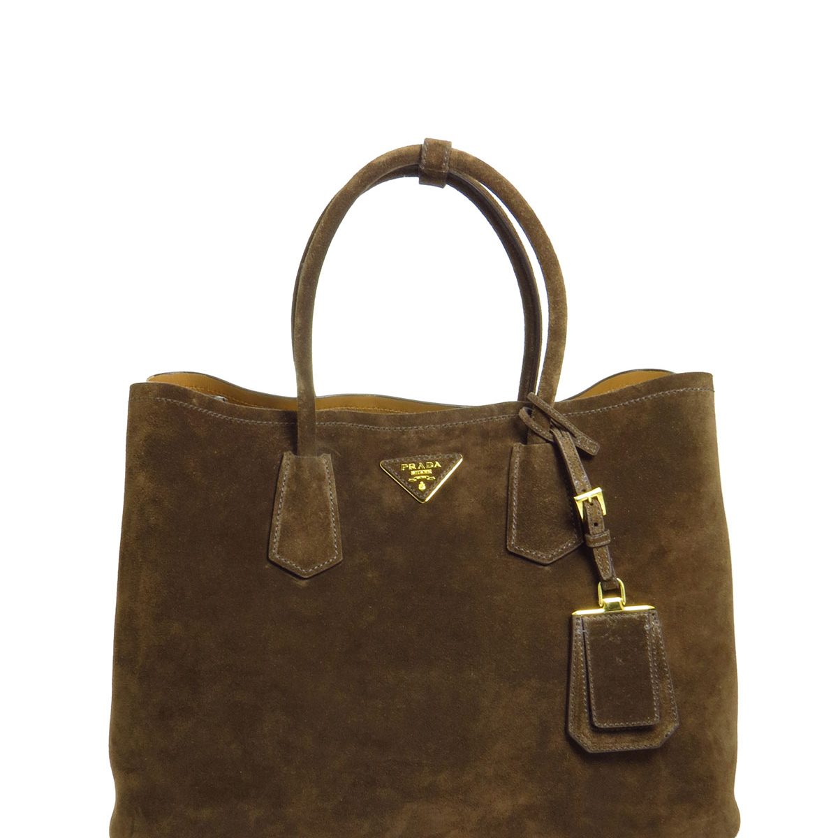 Prada Pre-Fall 2014 Bag Collection featuring new Double Totes in Suede ...