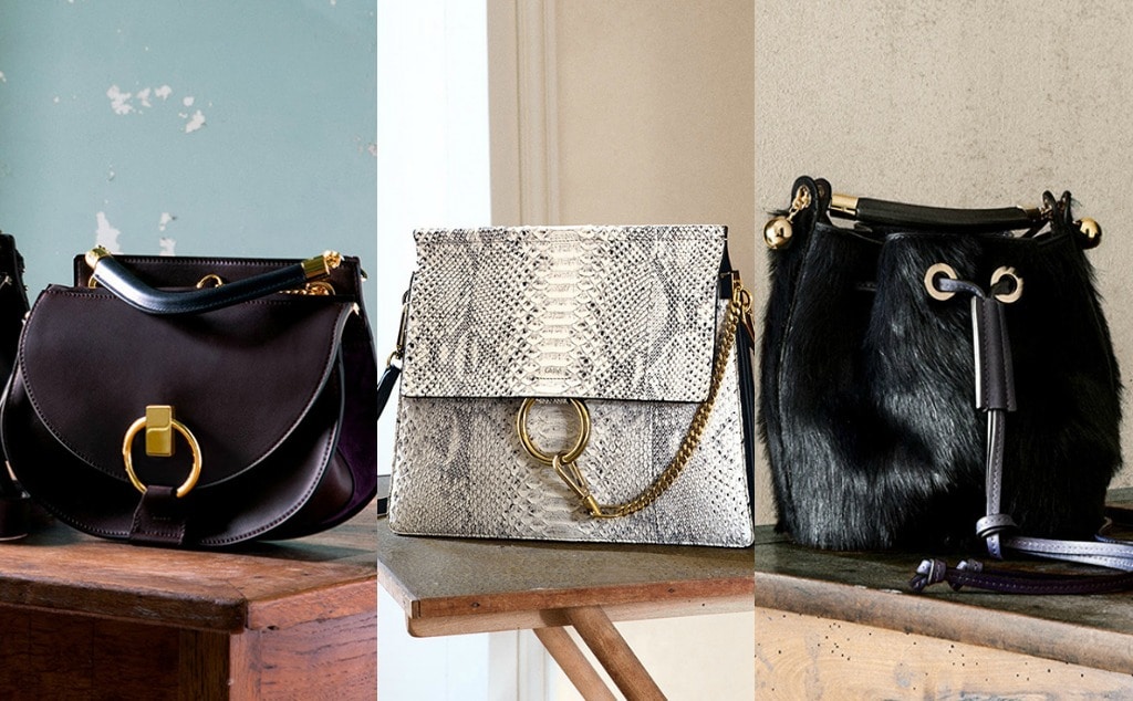 Chloe Pre-fall 2015 Bag Collection featuring Goldie Double Carry Bag ...