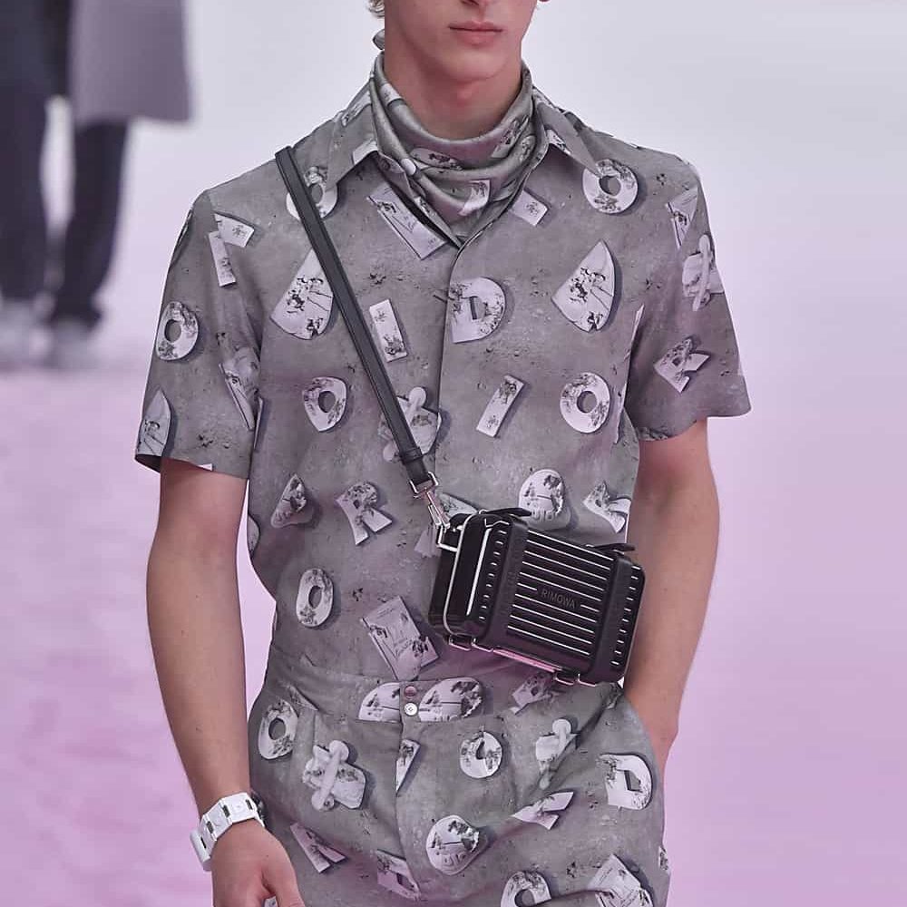 Dior Collabs with Rimowa for Spring 2020 Runway Show Men's Bag ...